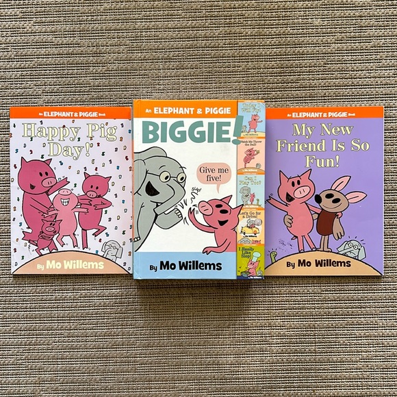 Toys | Elephant Piggie Biggie And 2 Other Mo Willems Books | Poshmark